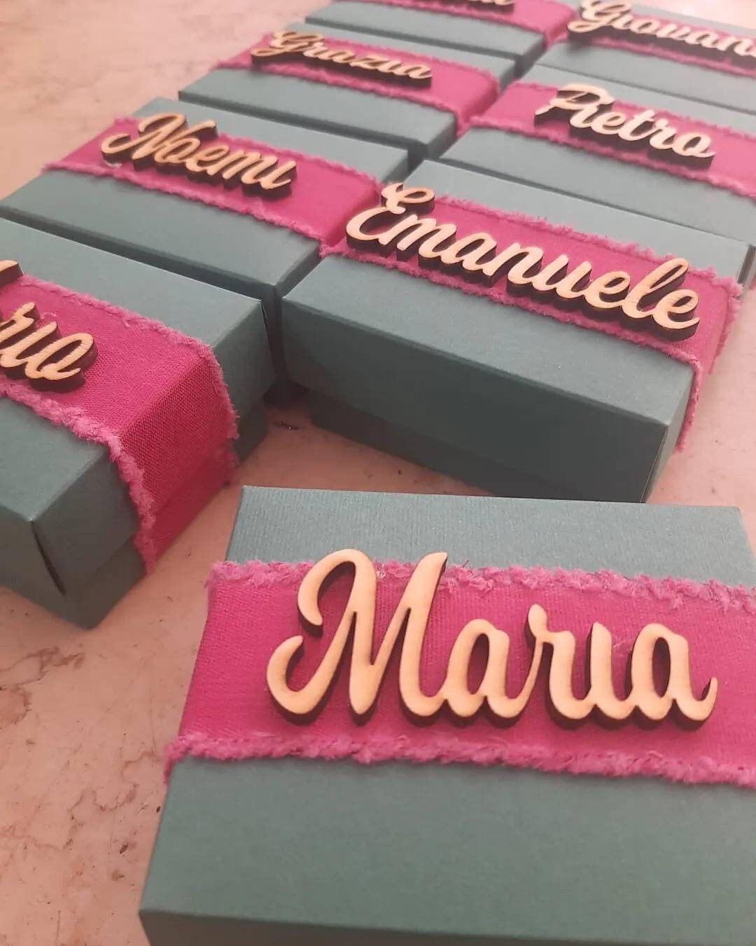 Personalized Wooden Placeholder Kit 100 Pieces - Etsy