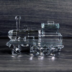 Personalized/engraved Crystal Train Award, Recognition Award ...