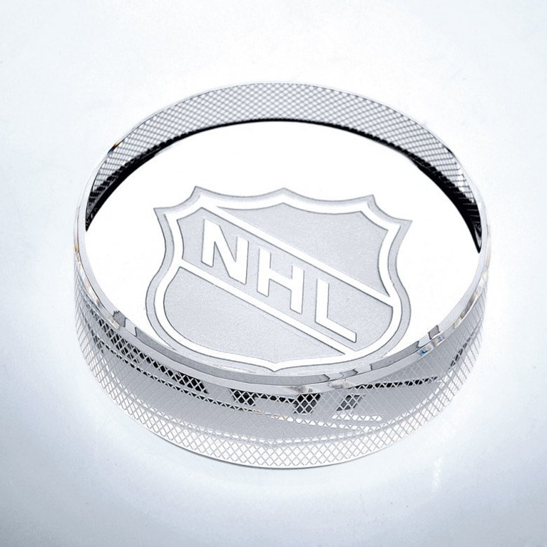 Engraved Crystal Hockey Puck - Engrave Your Team - Great for Gifts - Etsy