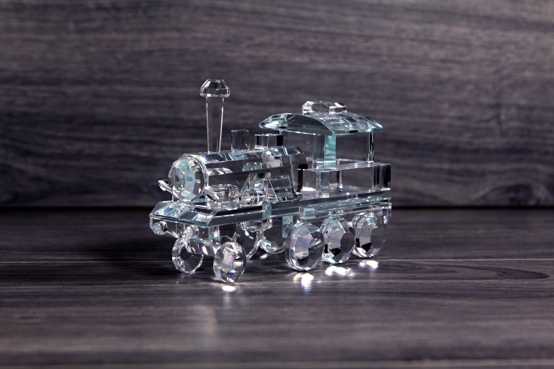 Personalized/engraved Crystal Train Award, Recognition Award ...