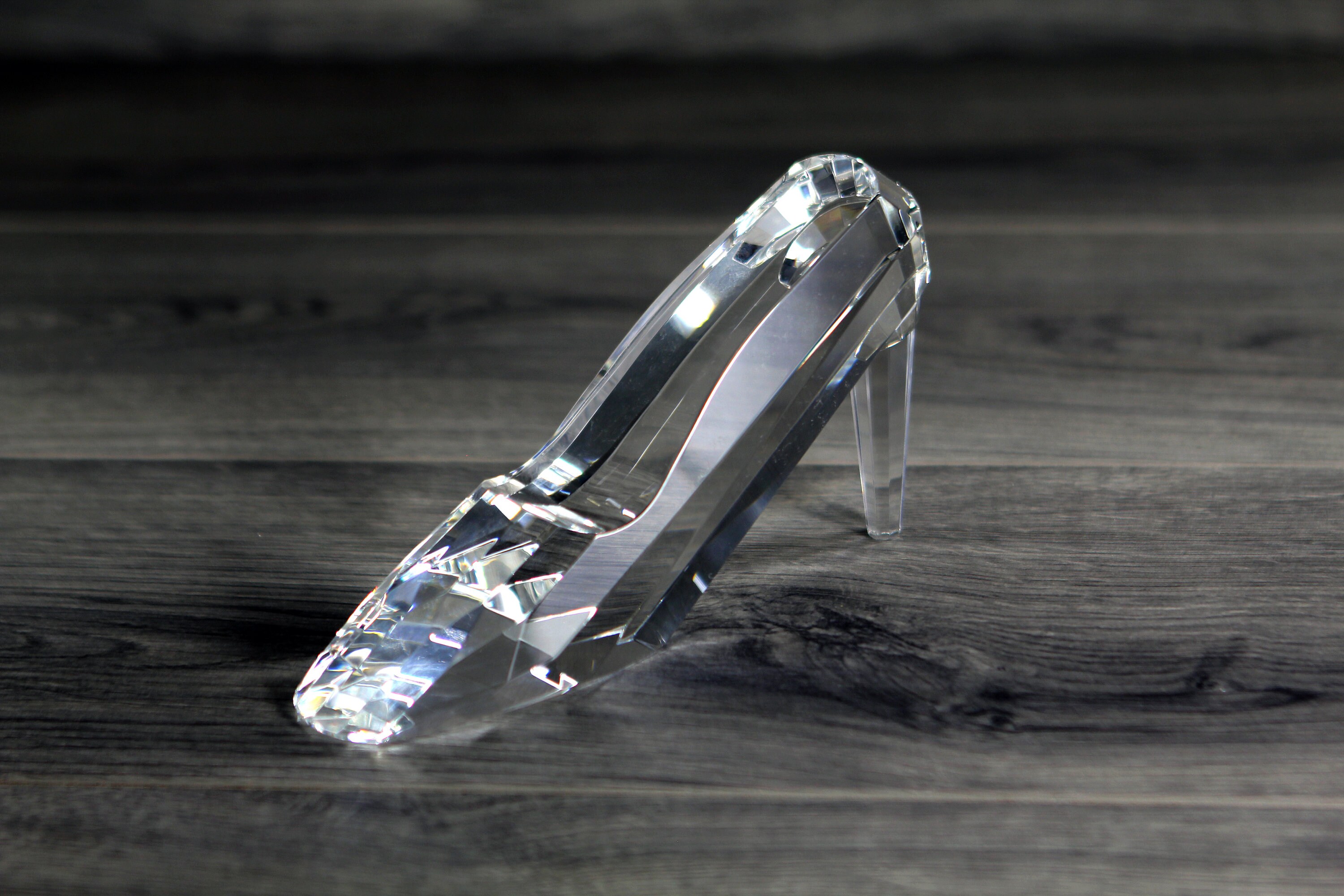 Personalized/engraved Crystal Slipper Stiletto, Cinderella Crystal ...