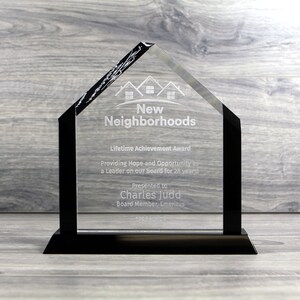 Personalized/engraved Realtor Crystal Award, Crystal Award ...