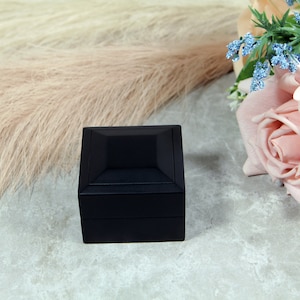 Black Engagement Ring Box - Great for Proposals, Weddings ...