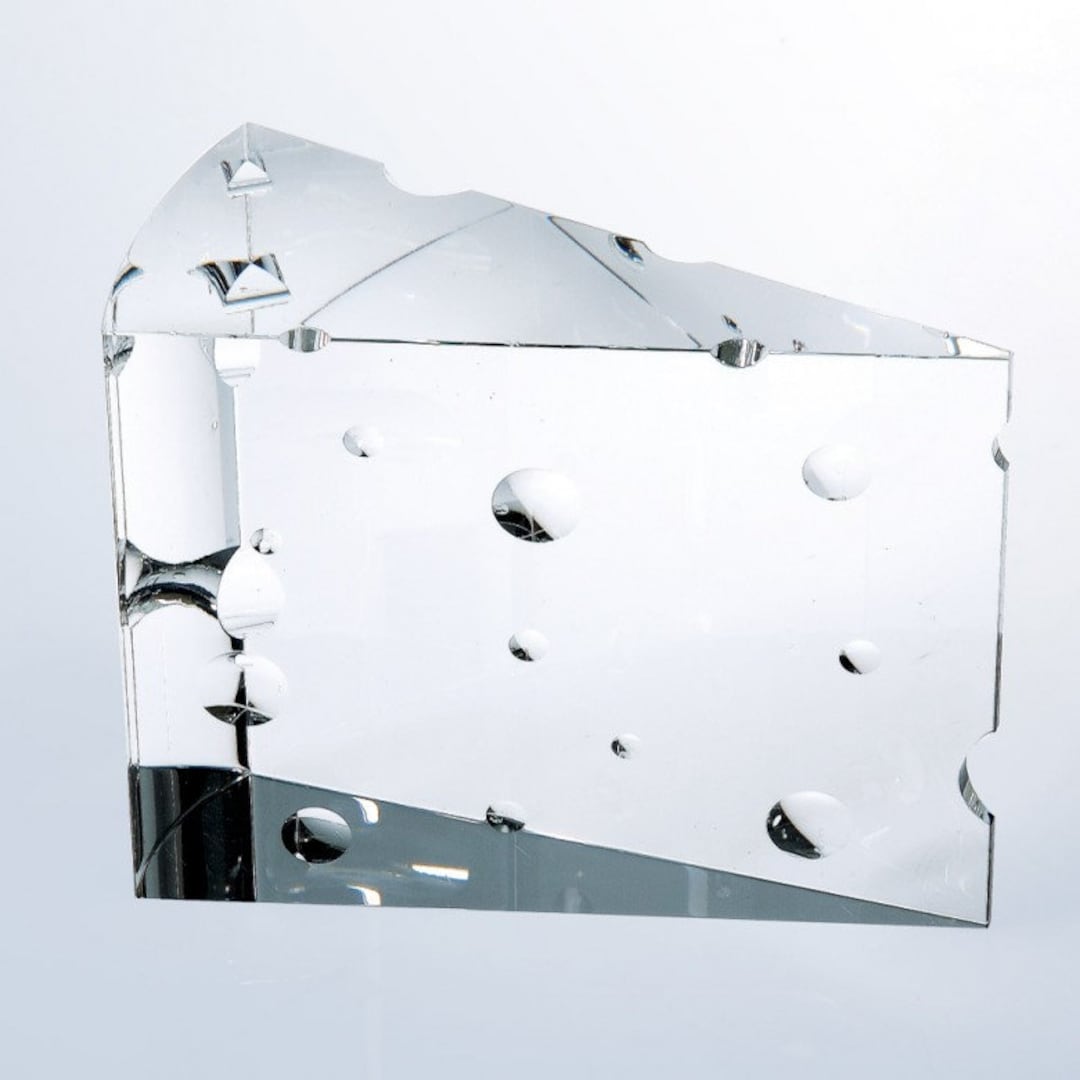 Crystal Cheese Ornament, Desk Decor, Office Decorations, Funny Gifts ...