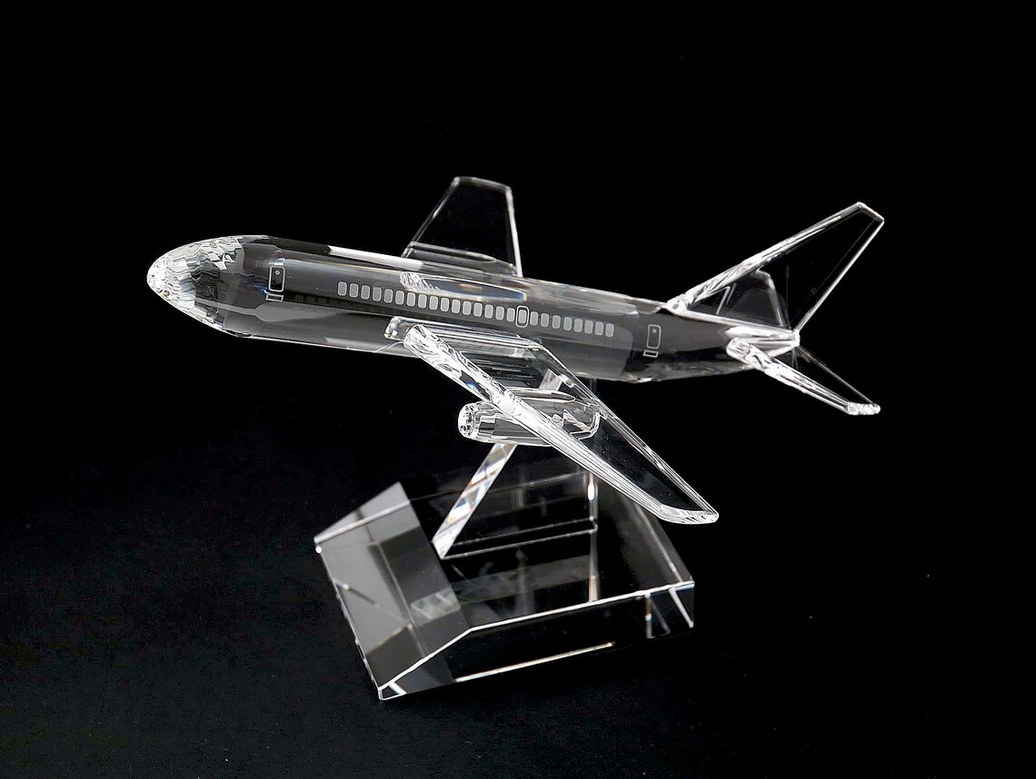 Personalized Crystal Airplane Award Perfect Gift for Pilots | Etsy