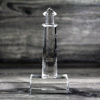 Crystal Lighthouse Figurine, Gift, Award, Blank or Engraved. Ideal for ...