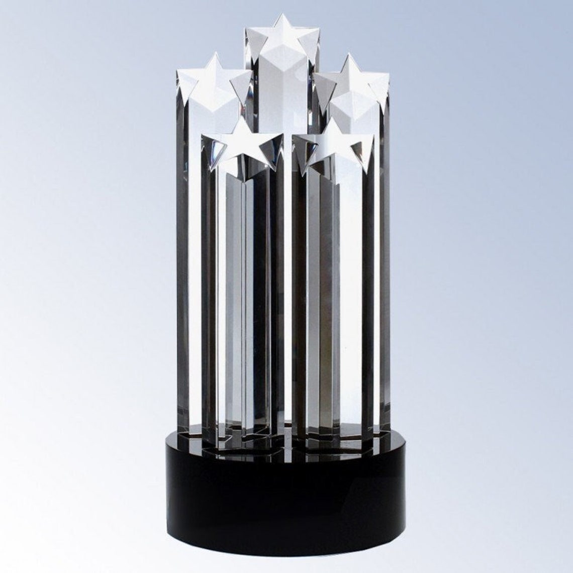 Custom Engraved 5 Star Crystal Award Crystal Award Trophy - Etsy