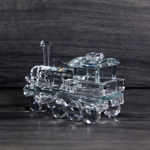 Personalized/engraved Crystal Train Award, Recognition Award ...