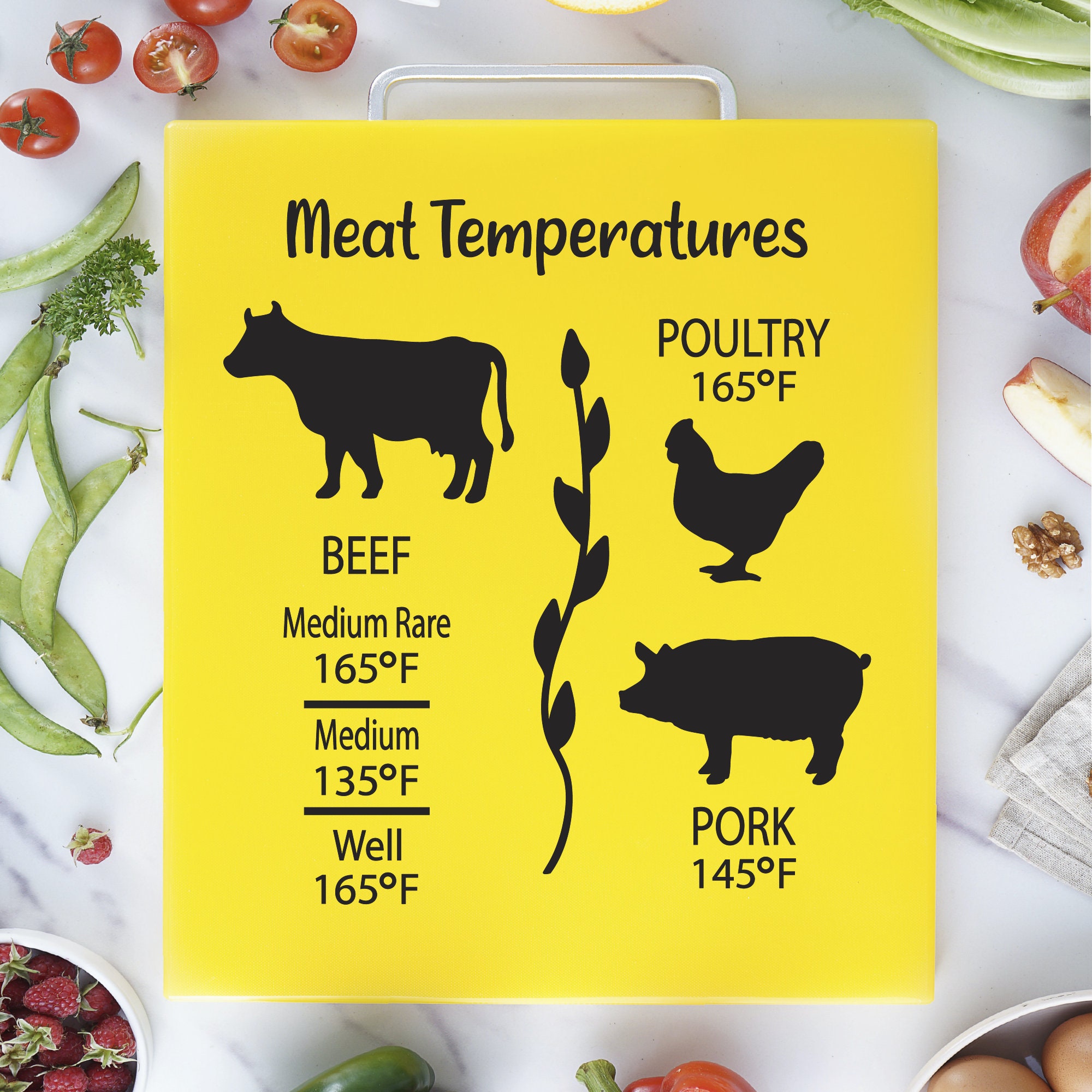 Meat Guide SVG Kitchen SVG Meat Temperature SVG Png Dxf | Etsy