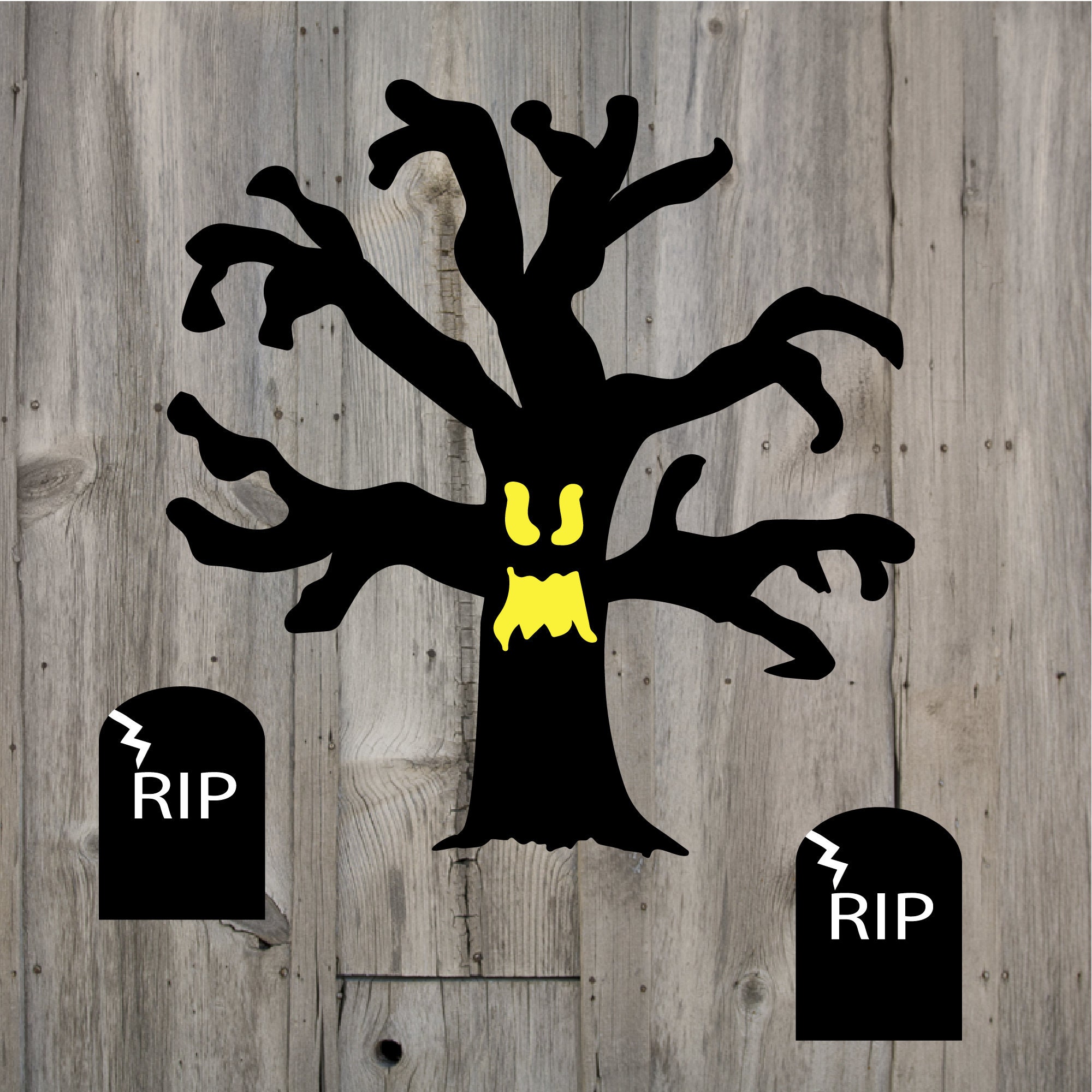 Spooky Tree SVG - Halloween SVG Digital Download Eps Dxf Png - Etsy