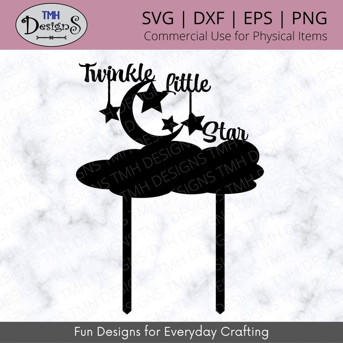 Twinkle Little Star Cake Topper SVG - Baby Shower SVG - Cake Topper SVG ...