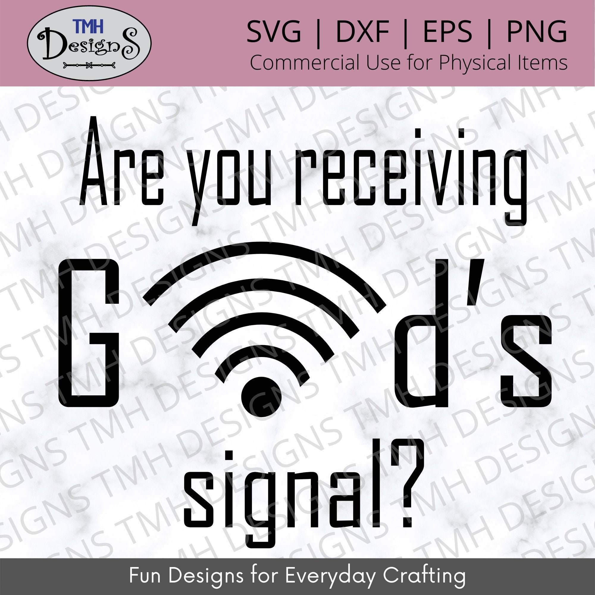 God's Signal SVG - Wifi SVG - Christian SVG - Religious Svg - Funny Svg ...