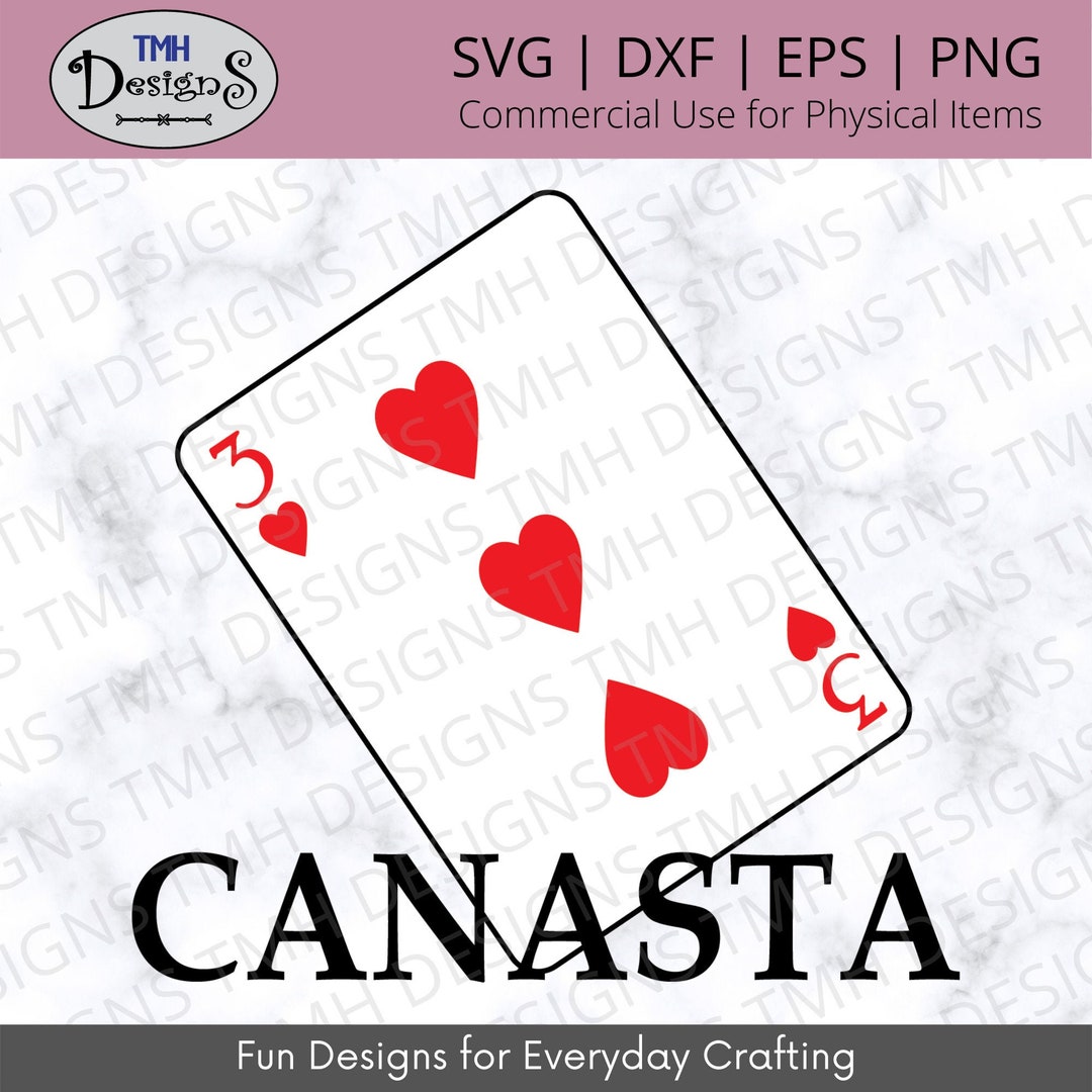 Canasta SVG - Cards SVG - Game SVG - Digital Download Eps Dxf Png - Etsy