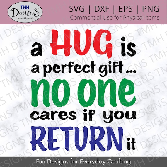 Hug SVG Gift SVG Saying SVG Digital Download Eps Dxf Png - Etsy