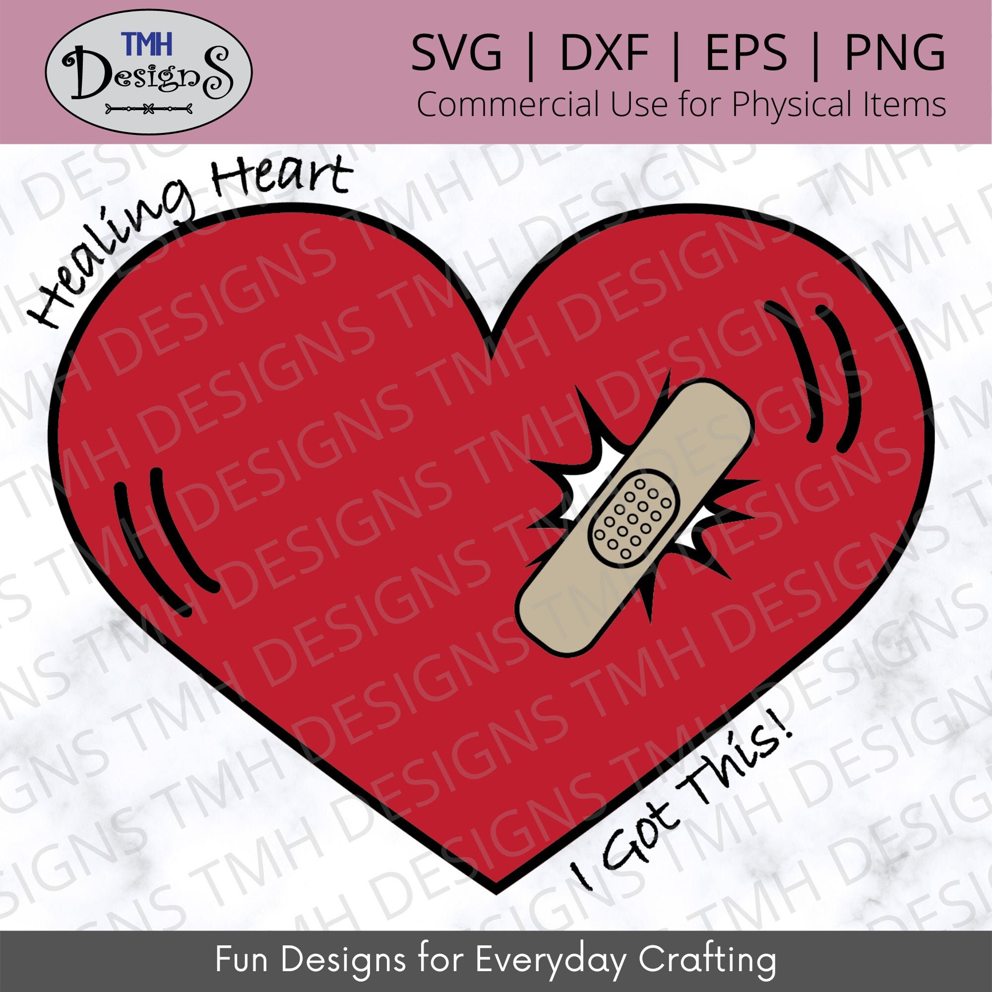 Healing Heart SVG - Broken Heart SVG - Relationship SVG - Digital ...