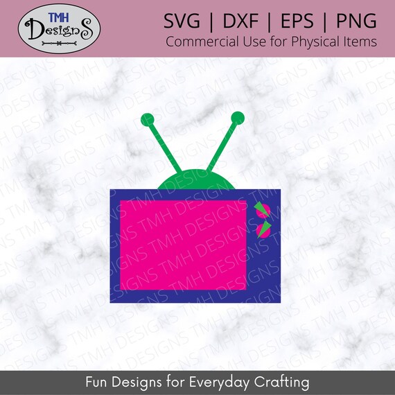 Television SVG Classic TV SVG Digital Download Eps Dxf Png | Etsy