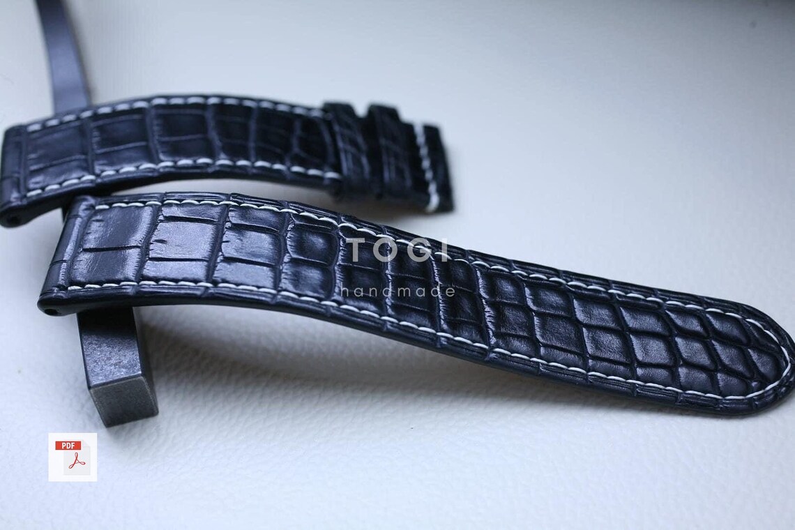 Pattern Leather Watch Strap Watch Strap PDF Pattern PDF | Etsy