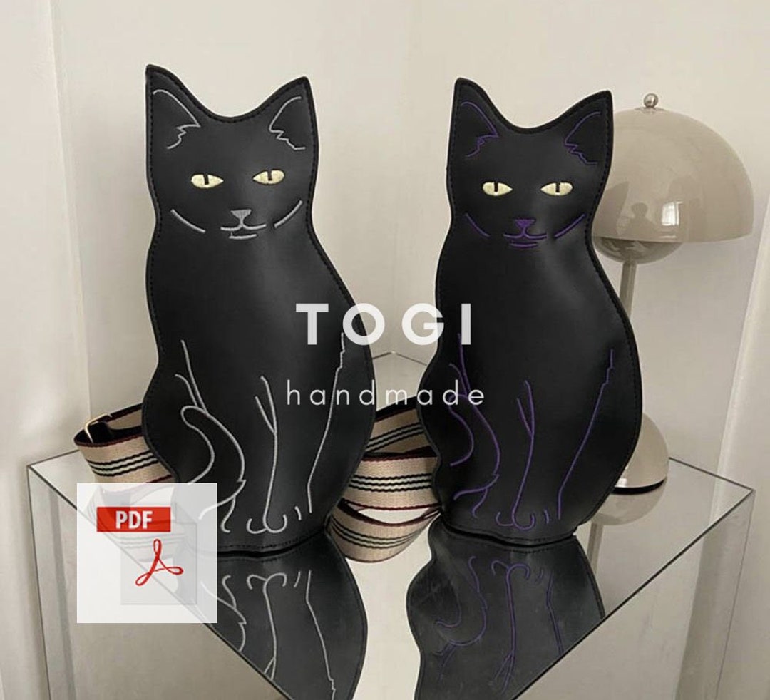 Cat Bag Leather Pattern: DIY PDF Template - Etsy