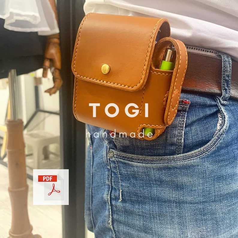 Pattern Leather Cigarette Case, Cigarette Case PDF, Pattern Cigarette ...