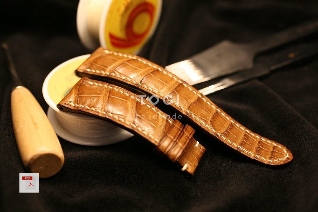 Pattern Leather Watch Strap Watch Strap PDF Pattern PDF - Etsy