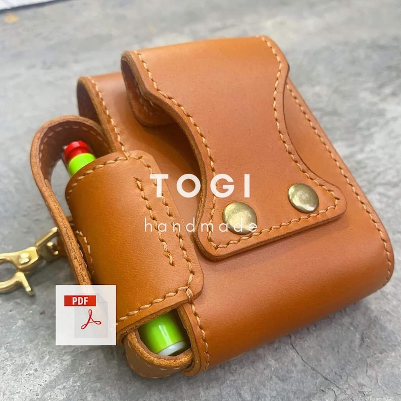 Pattern Leather Cigarette Case, Cigarette Case PDF, Pattern Cigarette ...