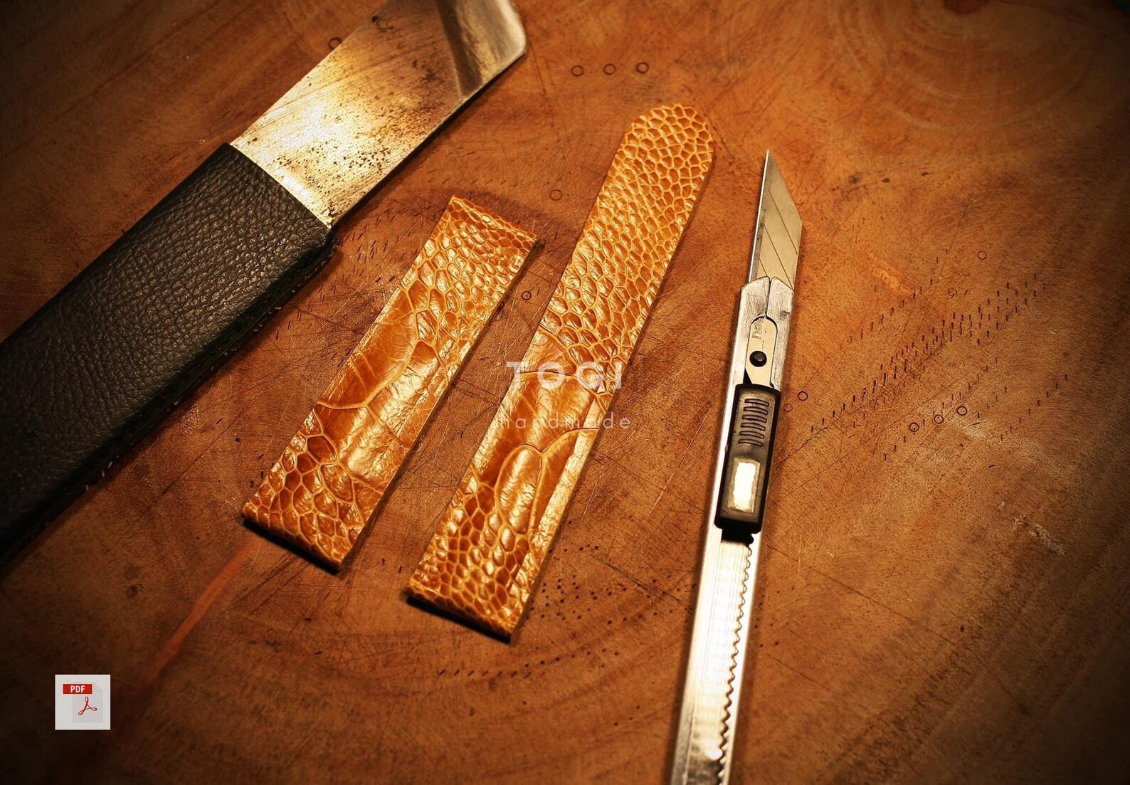 Pattern Leather Watch Strap Watch Strap PDF Pattern PDF - Etsy