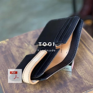 Pattern Leather Wallet, Japanese Wallet PDF, Short Wallet PDF, Mid ...