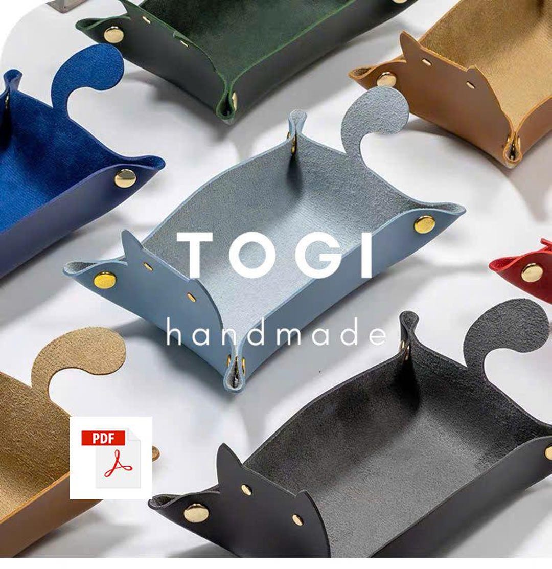 Leather Cat Valet Tray Pattern: Handmade PDF Template - Etsy