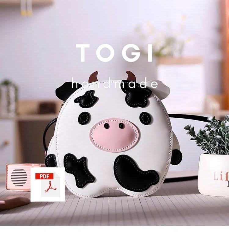 Cow Bag Leather Pattern PDF, Handmade Template (digital Download) - Etsy