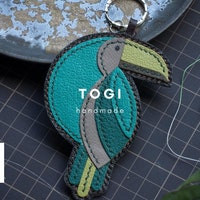 Leather Charm - Etsy