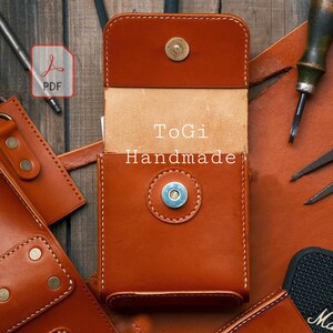 Pattern Marshall Willen Leather Case, Pattern Leather Case, PDF Bag ...