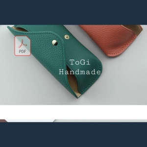 Pattern Leather Glasses Case, Glasses Case PDF, Pattern PDF Glasses ...