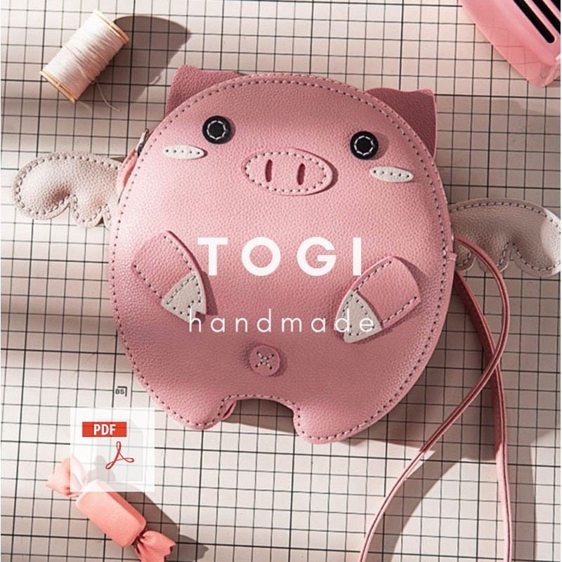 Pattern Leather Bag Pig Bag PDF Pattern PDF Bag Pig Leather | Etsy Canada