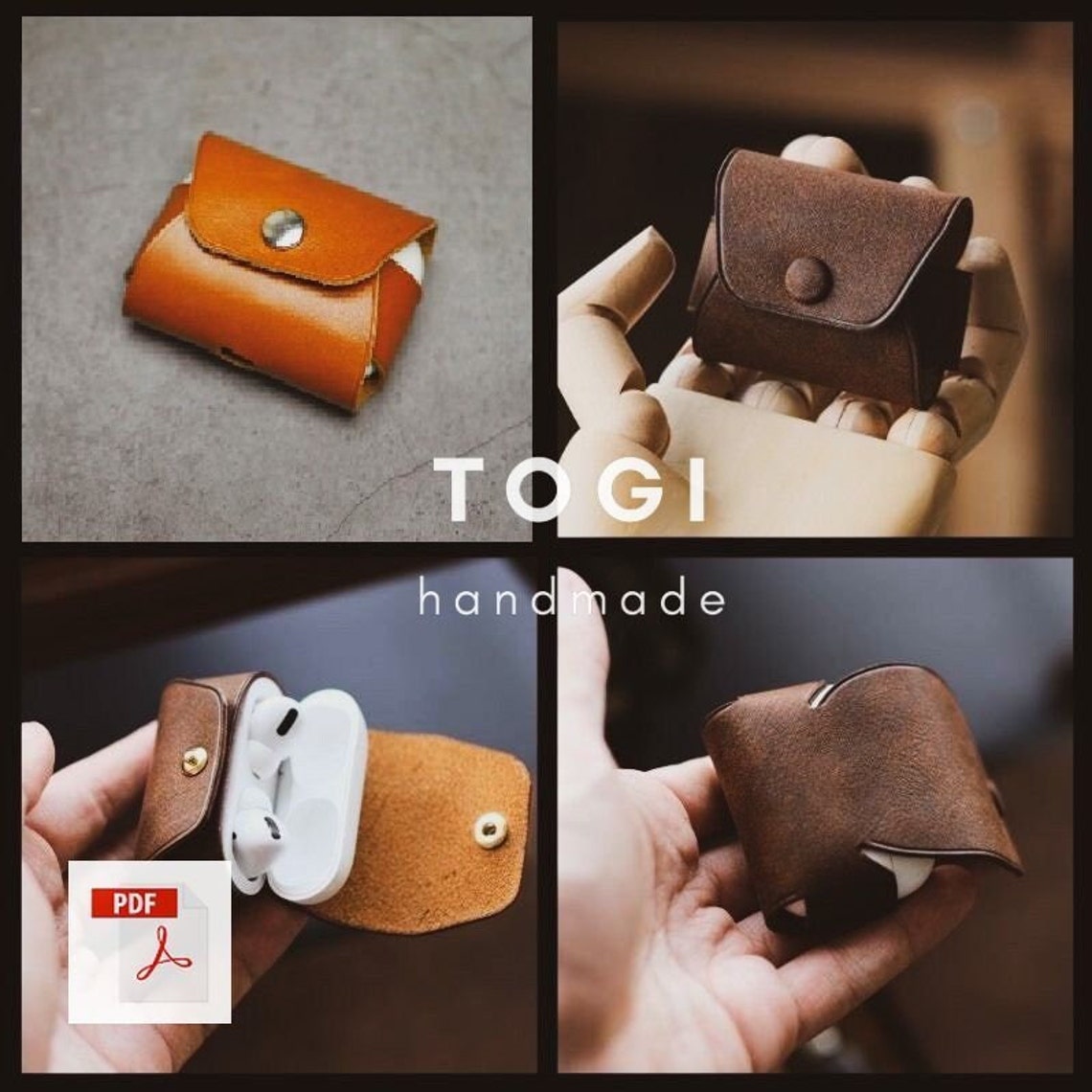 Pattern Leather Airpods Pro Case Airpods Pro PDF Pattern PDF | Etsy