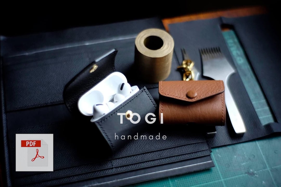 Pattern Leather Airpods Pro Case, Airpods Pro PDF, Pattern PDF Airpods ...