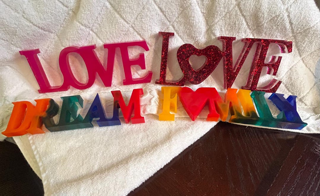 Resin Words - Etsy