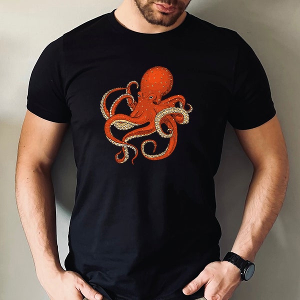 Octopus Tshirt - Etsy