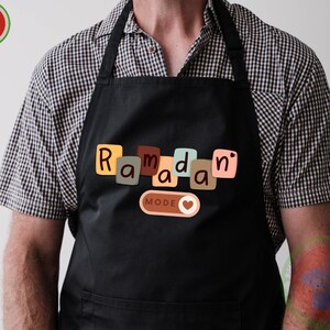 Ramadan Mode on Apron, Apron for Men, Ramadan Apron, Kitchen Islamic ...