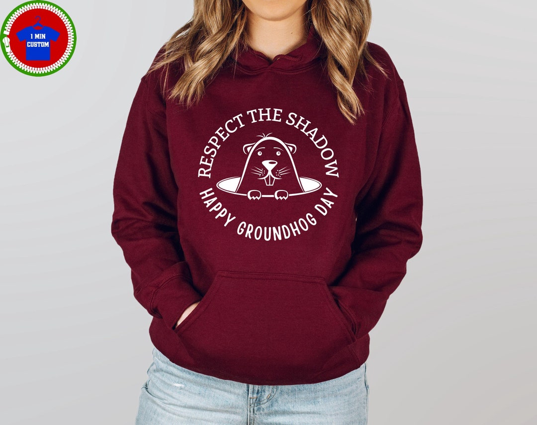 Happy Groundhog Day Sweatshirt, Groundhog Gifts, Animal Sweatshirt ...