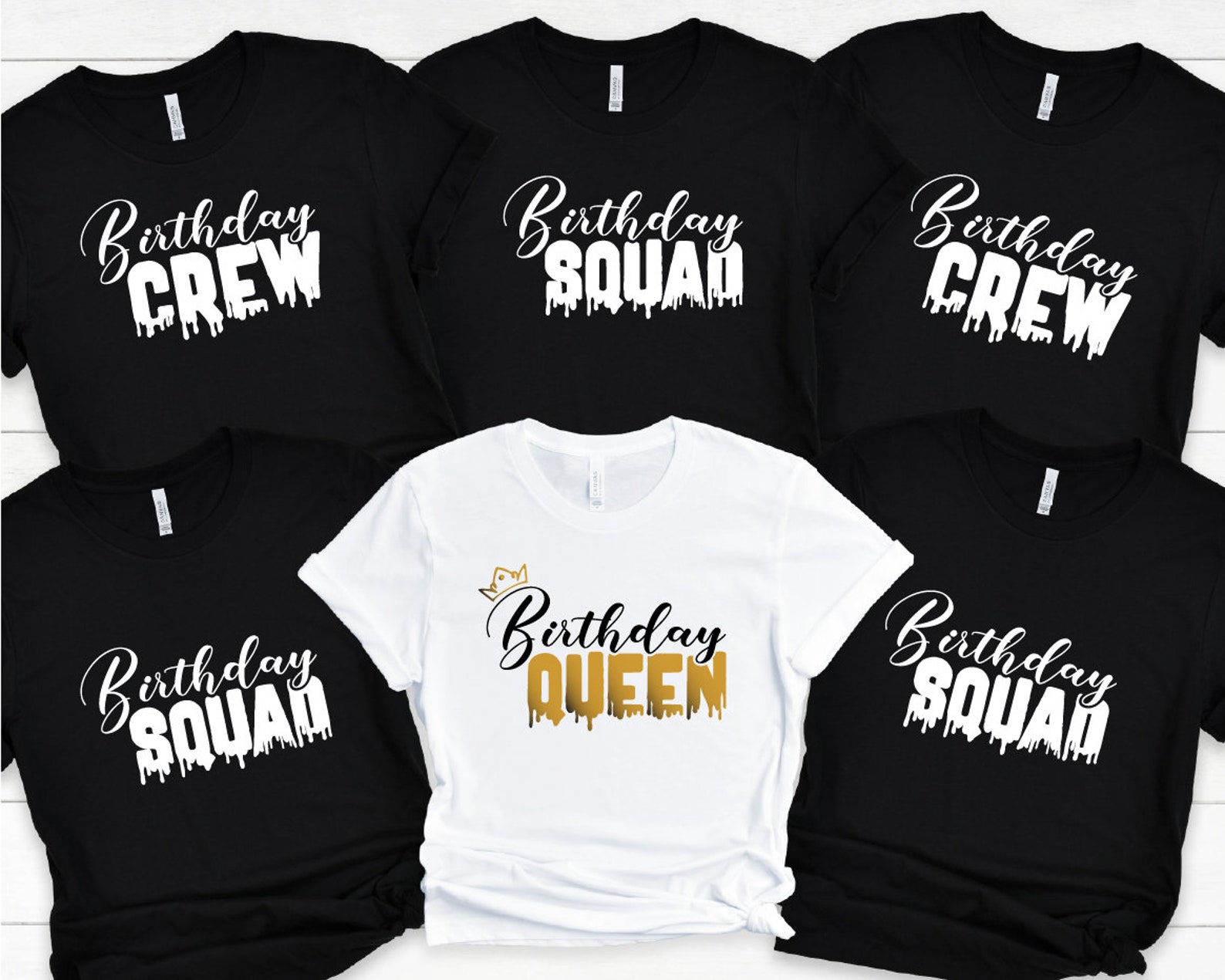 Birthday Queen Shirt Birthday Squad Shirts Birthday Shirt Etsy