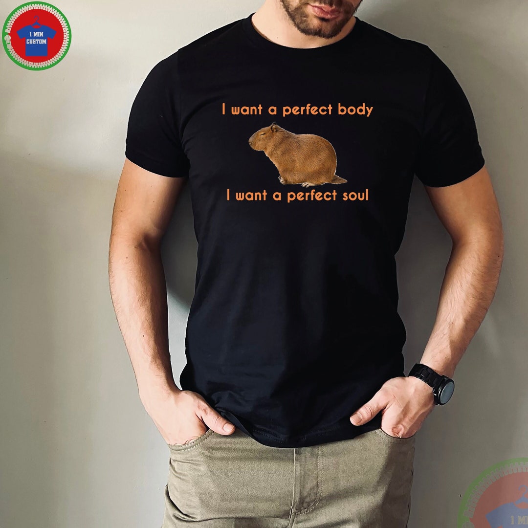 Capybara Shirt, Capybara Creep Radiohead, Music Merch, Funny T-shirt ...