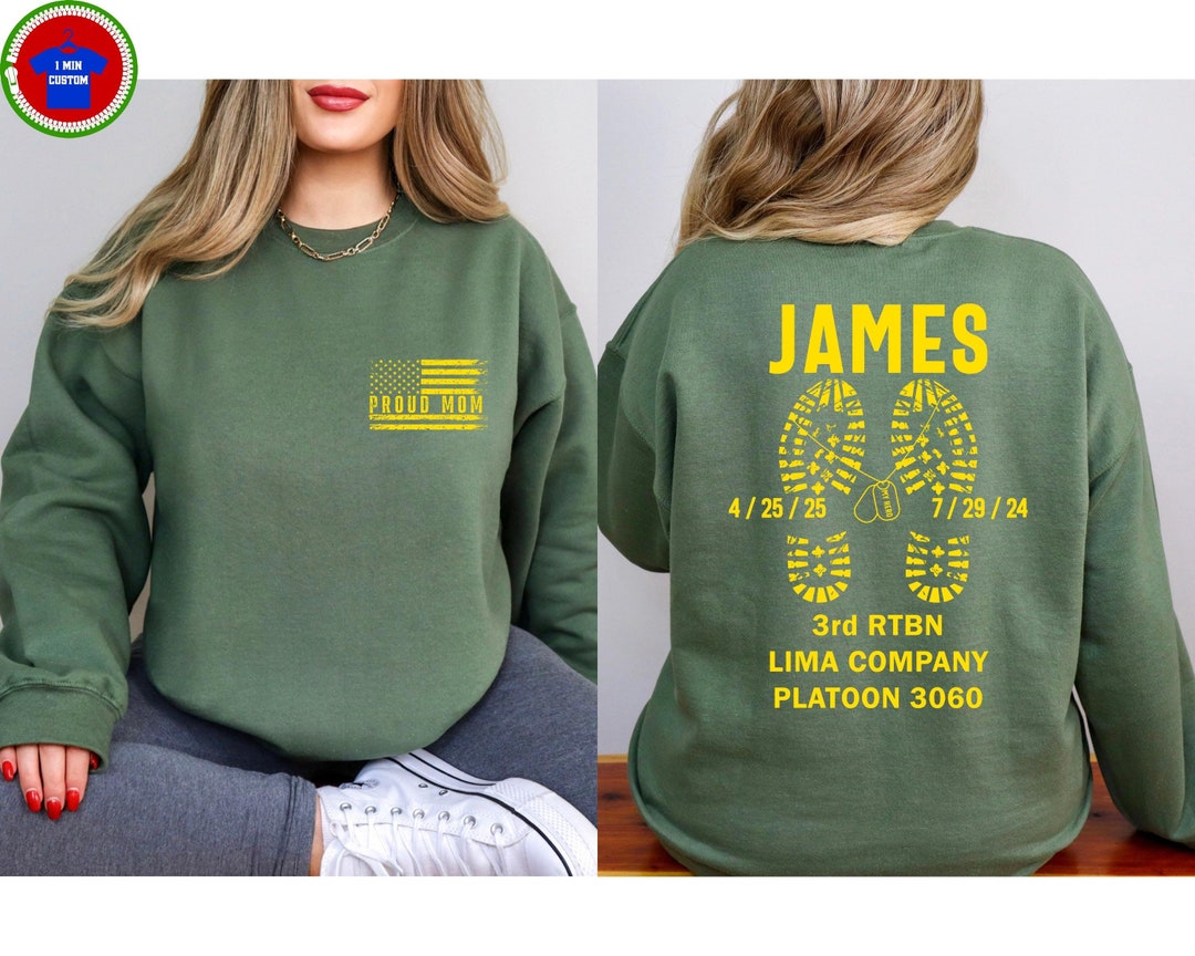Custom Military Family Day Army Sweatshirt, Family Day Bootcamp ...