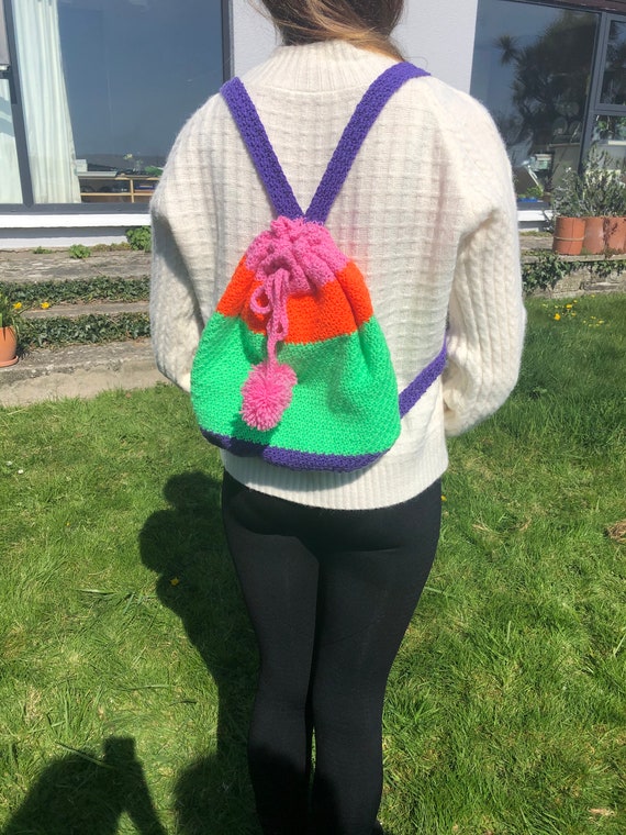 Neon Backpack | Etsy