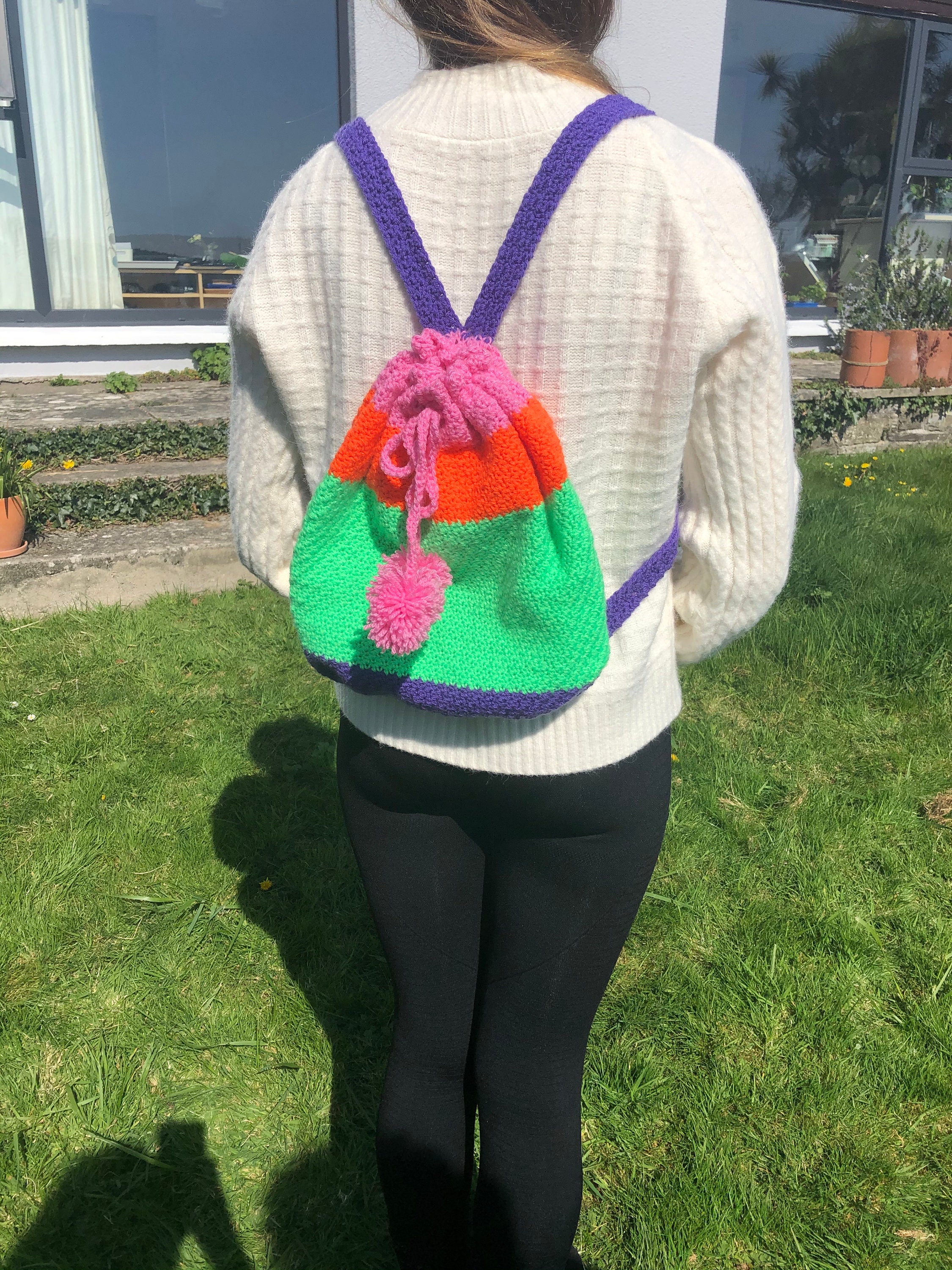 Neon Backpack - Etsy