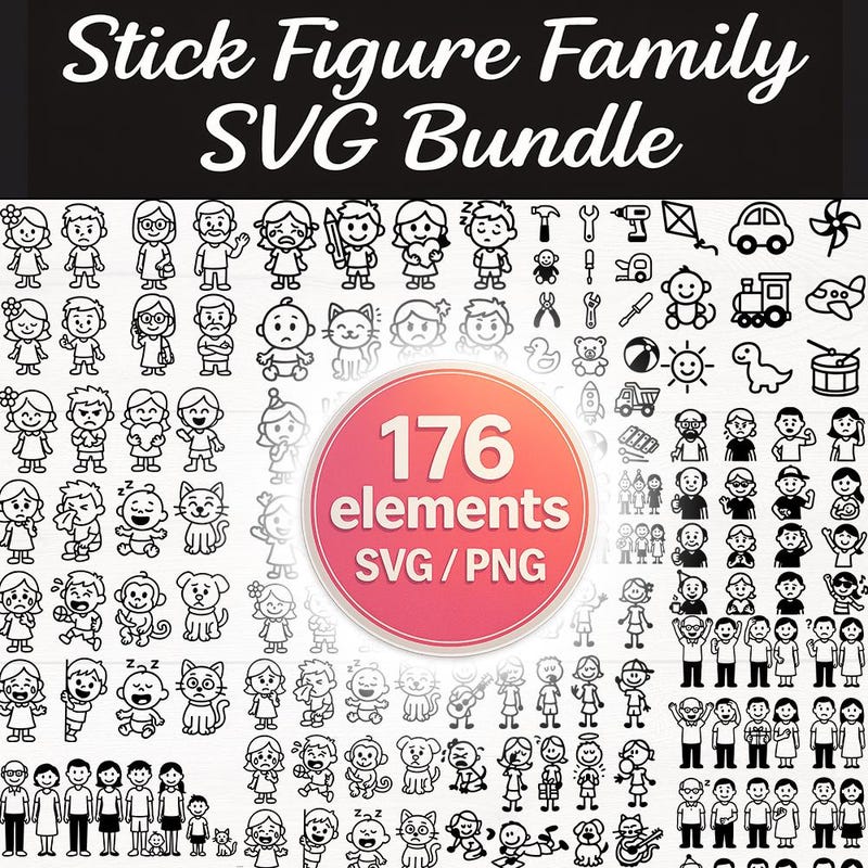 Dog Stick Figure Decal - Etsy