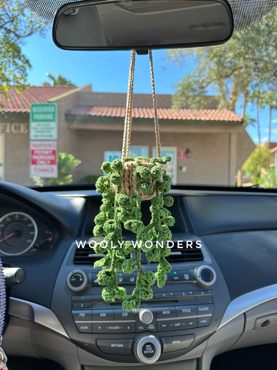 Crochet Vines Crochet Plant Car Hanging Car Accessories for - Etsy