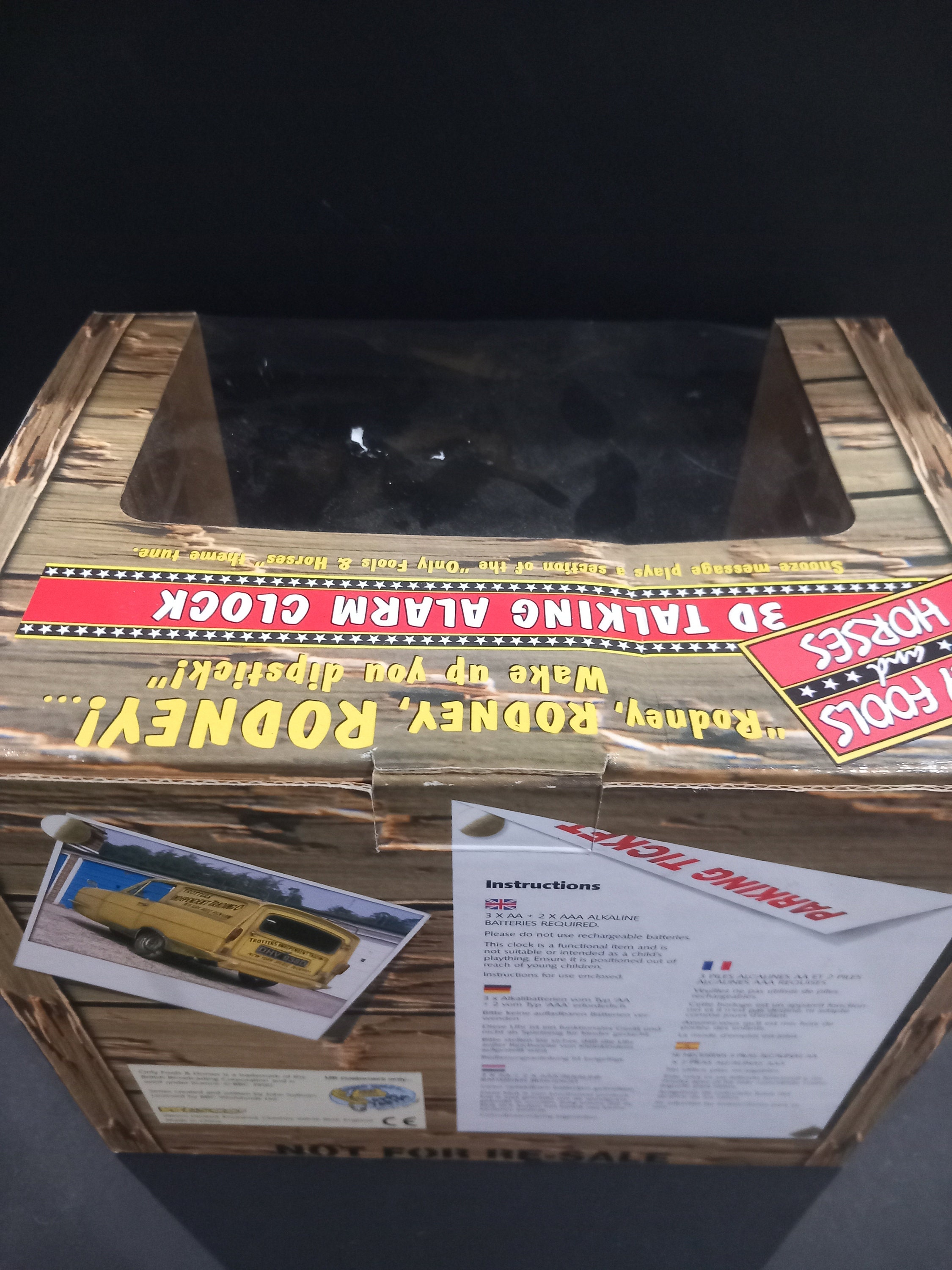 Vintage 1998 Wesco BBC Only Fools & Horses Reliant Regal Van Alarm ...