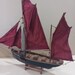 Hanah Detailed Model Brixham Trawler Cutter Sail Boat With Stand - Etsy