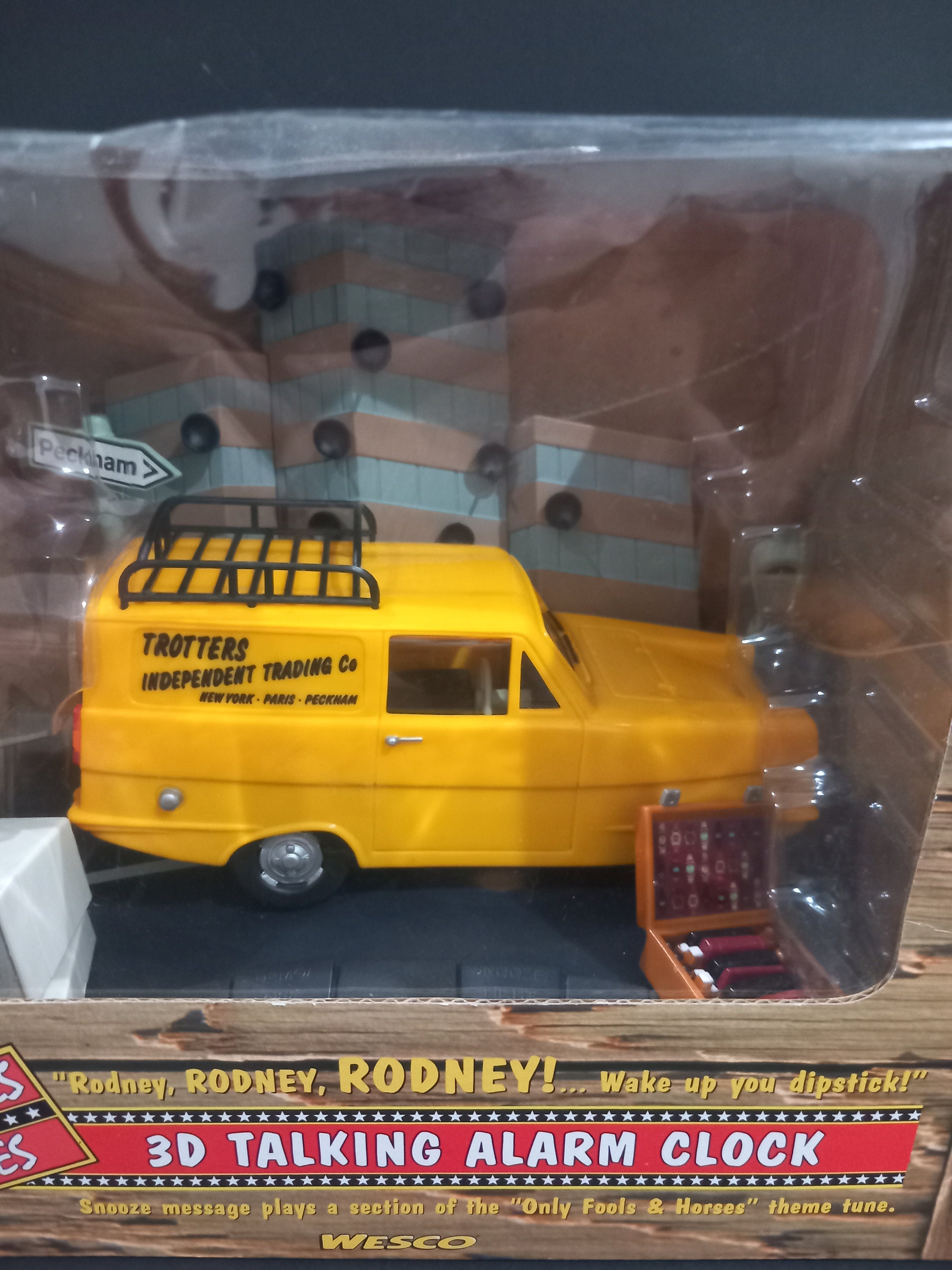 Vintage 1998 Wesco BBC Only Fools & Horses Reliant Regal Van Alarm ...