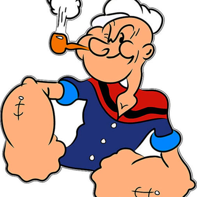 Popeye Vinyl Decal - Etsy